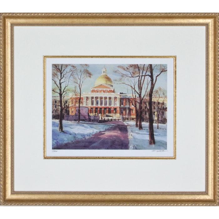 "State House" by Frederick Kubitz – Frame It Waban Gallery